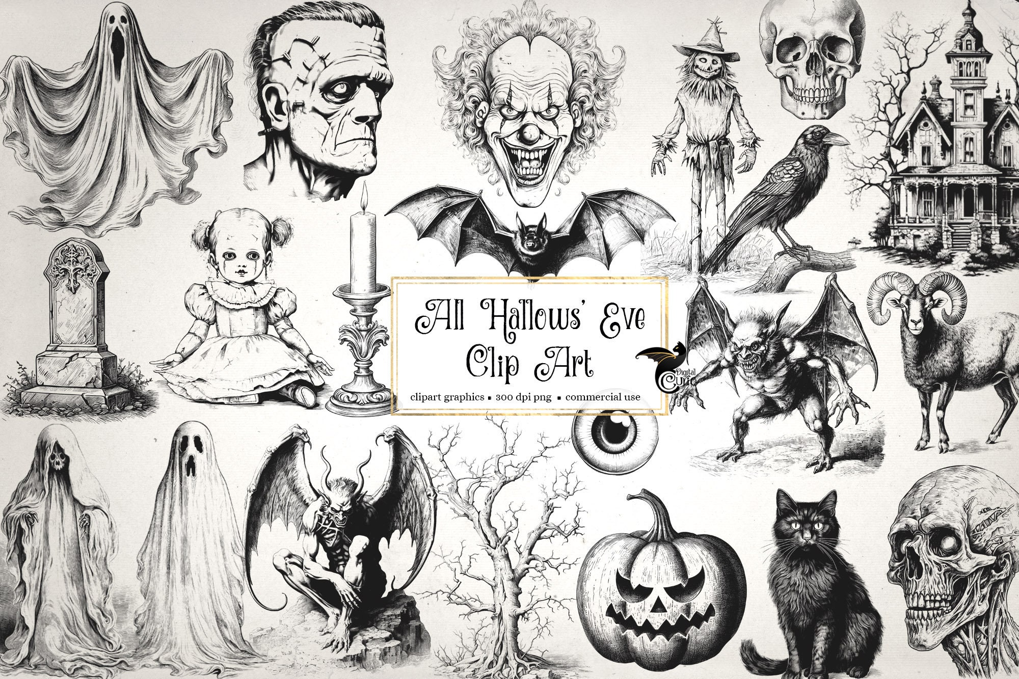 Vintage Halloween Clip Art Images Vintage Halloween Clipart