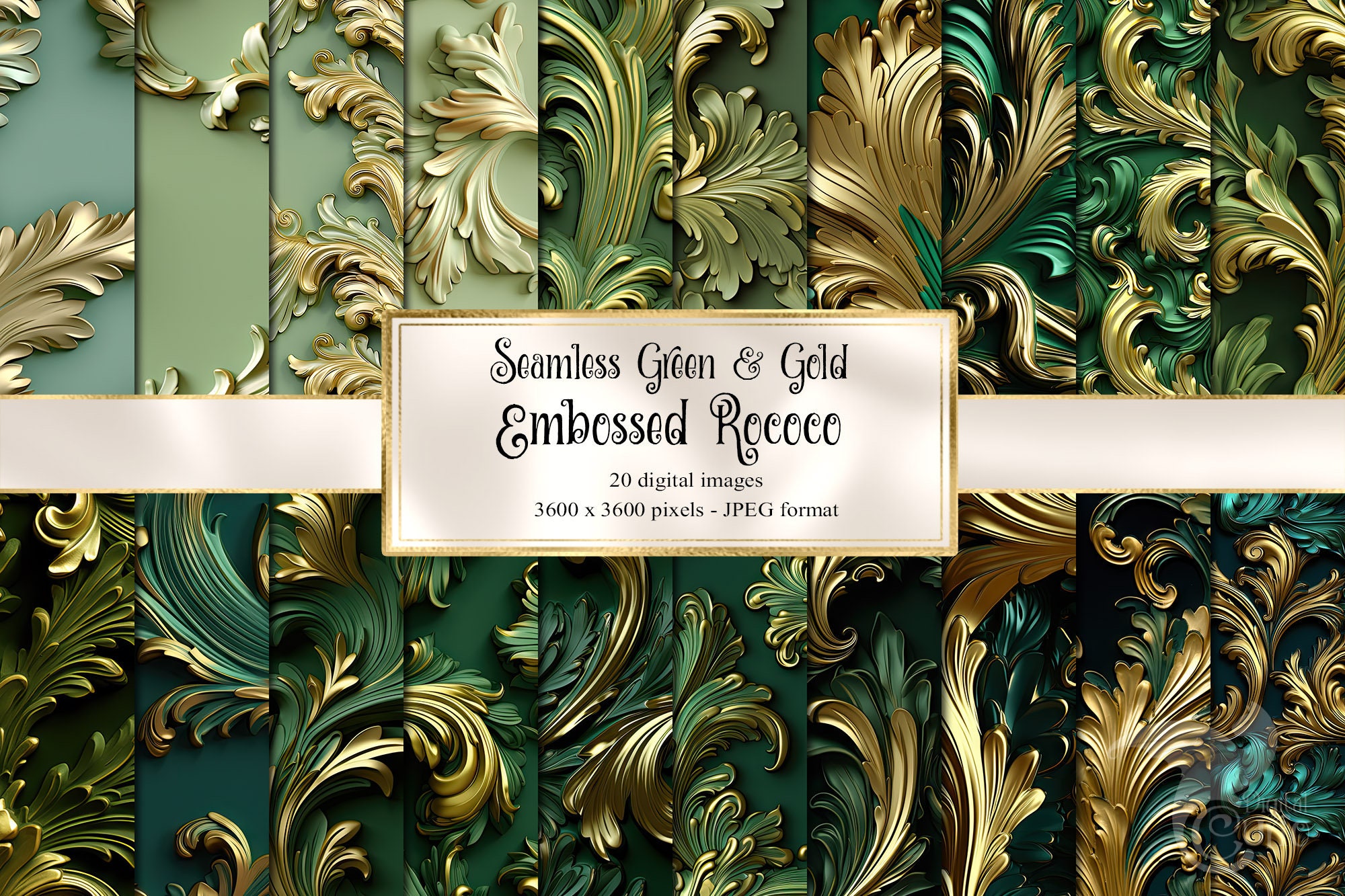 Rococo Wallpaper Seamless