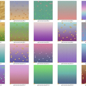 Gold Mermaid Scales Digital Paper, Princess Mermaid Backgrounds With ...