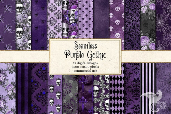 Purple Gothic Pattern
