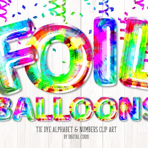 Black Foil Balloon Alphabet Clip Art Digital Instant | Etsy