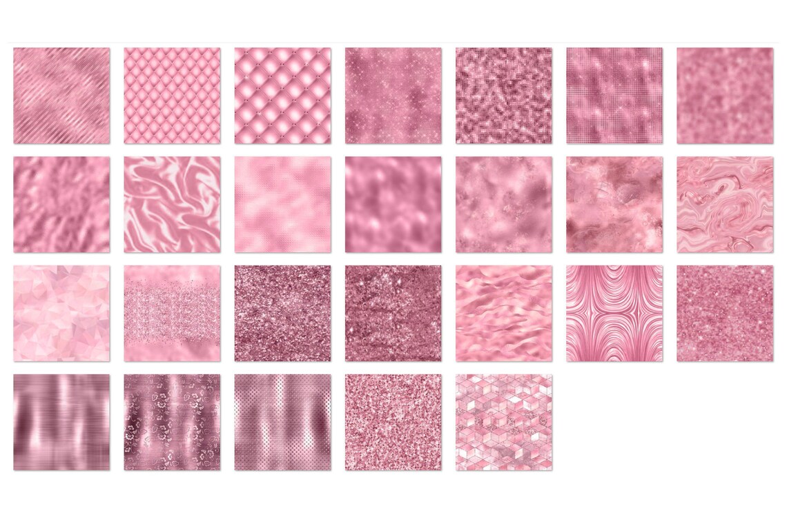 Ultimate Metallic Pink Textures Seamless Digital Paper - Etsy