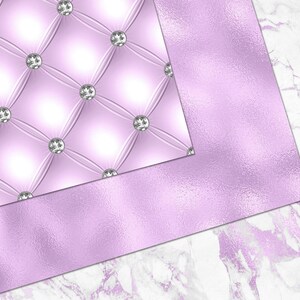 Glitzy Purple Digital Paper, Seamless Patterns and Textures With Foil ...