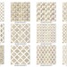 Gold Glitter Damask Overlays, Seamless Gold Patterns in PNG Format With ...