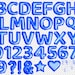 Royal Blue Foil Balloon Alphabet Clip Art (digital Download) - Etsy