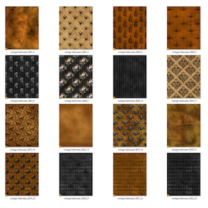 Vintage Halloween Digital Paper Textures, 8 1/2 X 11 Antique Skull ...