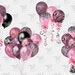 Pink and Black Safari Balloons Clipart, PNG (digital Download) - Etsy