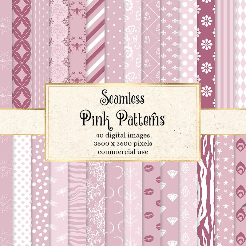 Pink Patterns - Etsy