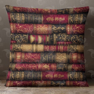 Fantasy Books Digital Paper, Seamless Grimoire Book Textures Printable ...