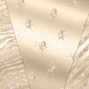 Sparkling Champagne Digital Paper Seamless Glitter Patterns With Animal ...
