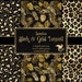 Black and Gold Leopard Digital Paper, Seamless Leopard Spot Patterns ...