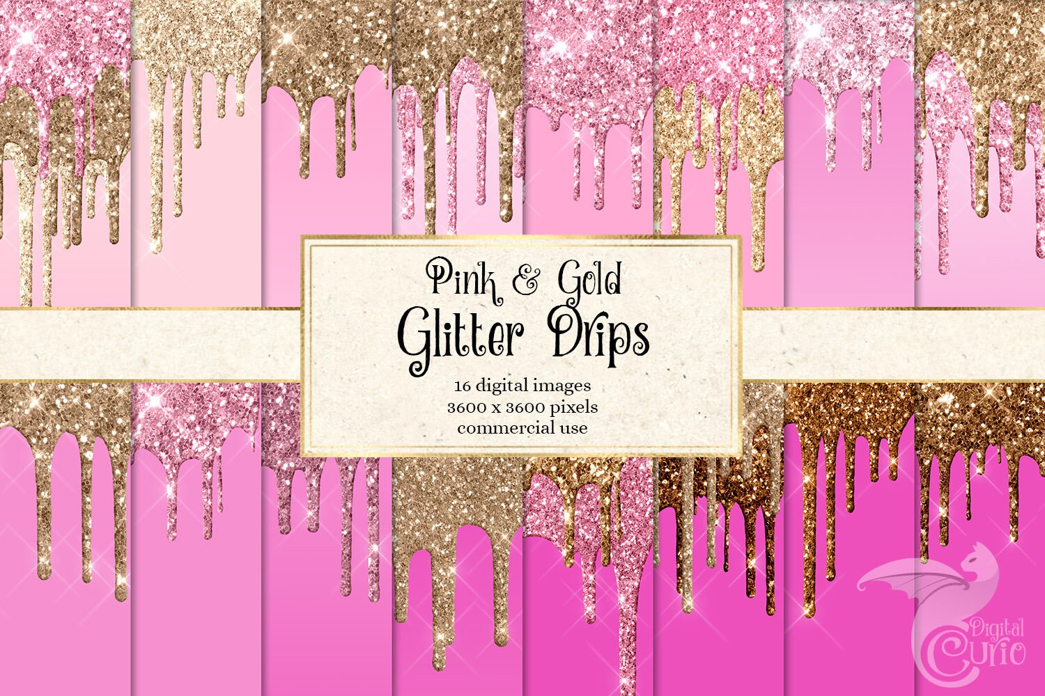 Pink Glitter Header