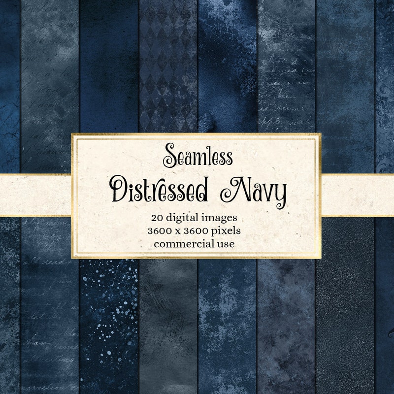 Navy Textured Digital Paper - Etsy UK