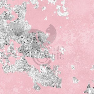 Pink and Silver Foil Flake Textures – Digital Paper (12x12 Inches) - Etsy