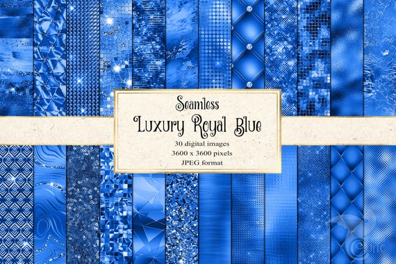 Royal Blue Scrapbook Paper