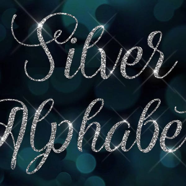 Glitter Letters - Etsy