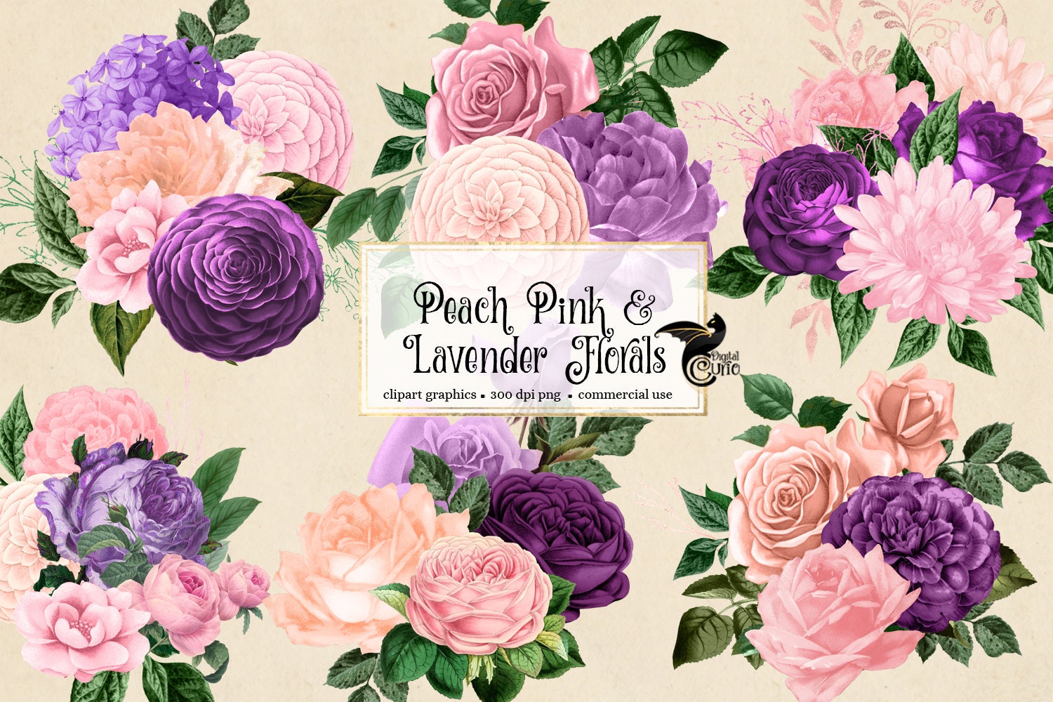 Peach Flower Clip Art