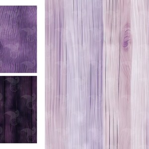 Purple Wood Textures Digital Paper, Seamless Rustic Wood Digital Paper ...