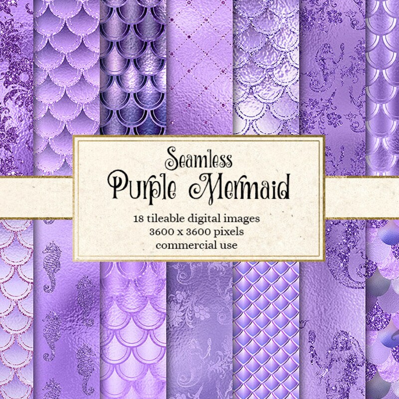 Lavender Mermaid - Etsy