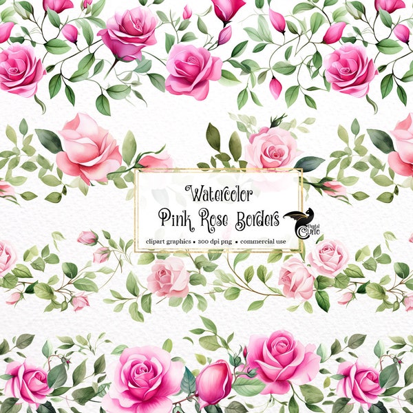 Pink Rose Background Clipart - Etsy