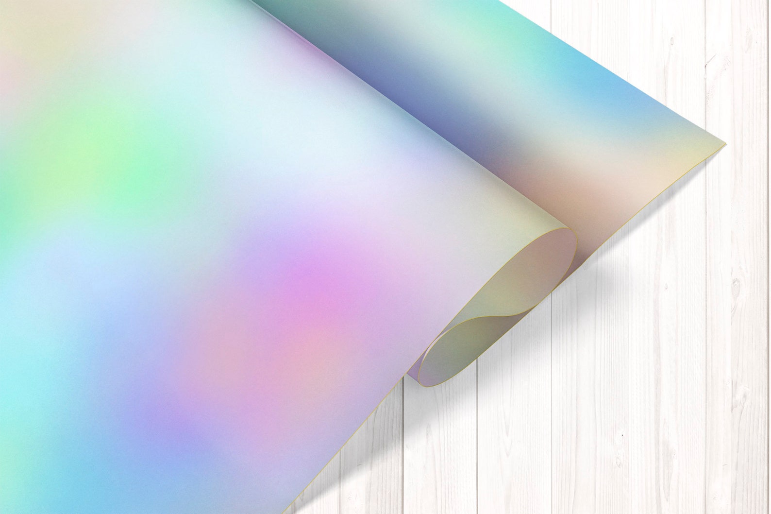 Rainbow Clouds Digital Paper Seamless Pastel Ombre - Etsy