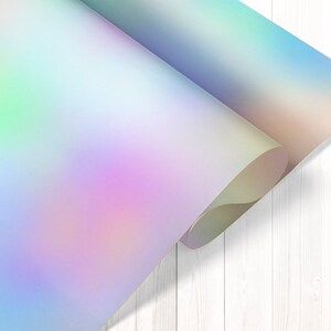 Rainbow Clouds Digital Paper - Seamless Pastel Ombre Backgrounds in ...