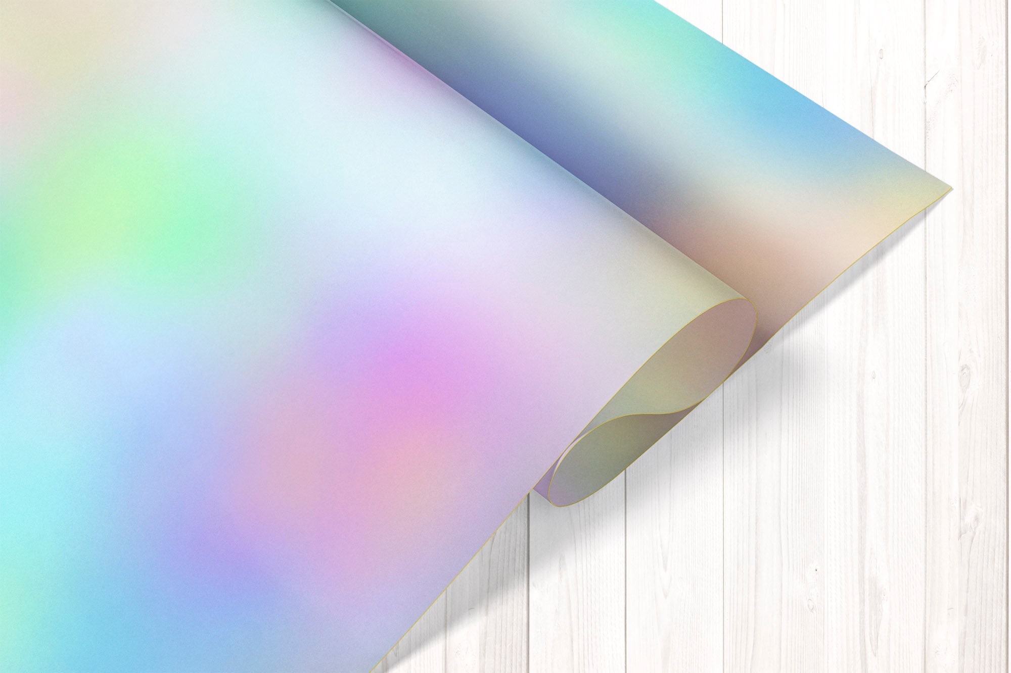 Rainbow Clouds Digital Paper Seamless Pastel Ombre | Etsy