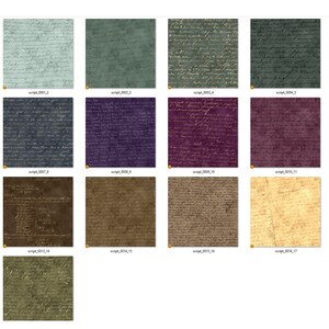 Antique Script Digital Paper, Old Vintage Handwritten Letters in ...