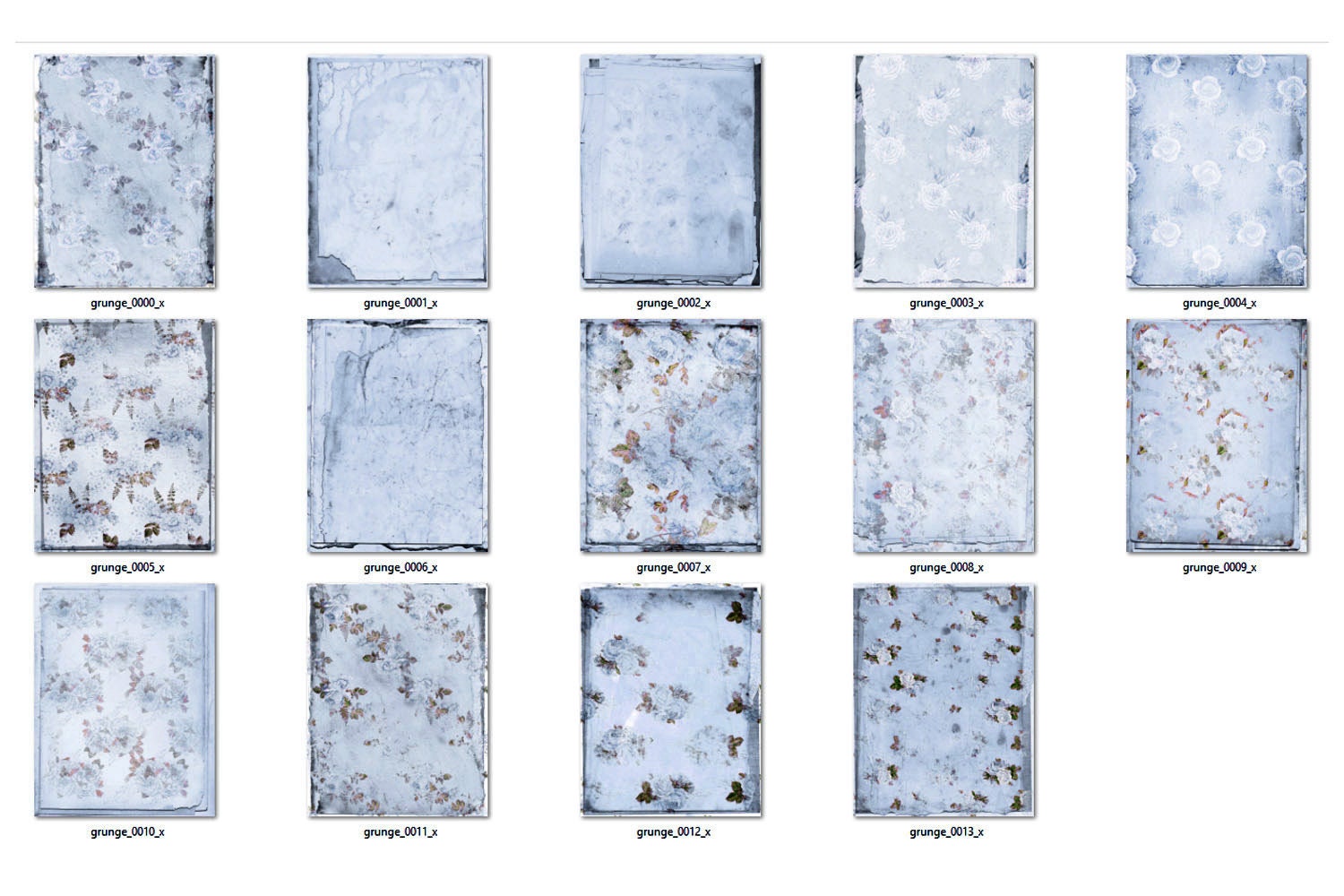 Blue Shabby Notebook Paper Notebook Digital Paper Grunge Junk - Etsy