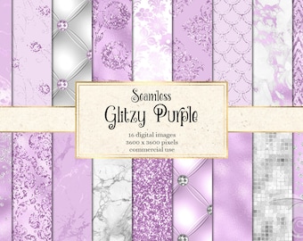 Purple Digital Paper | Etsy