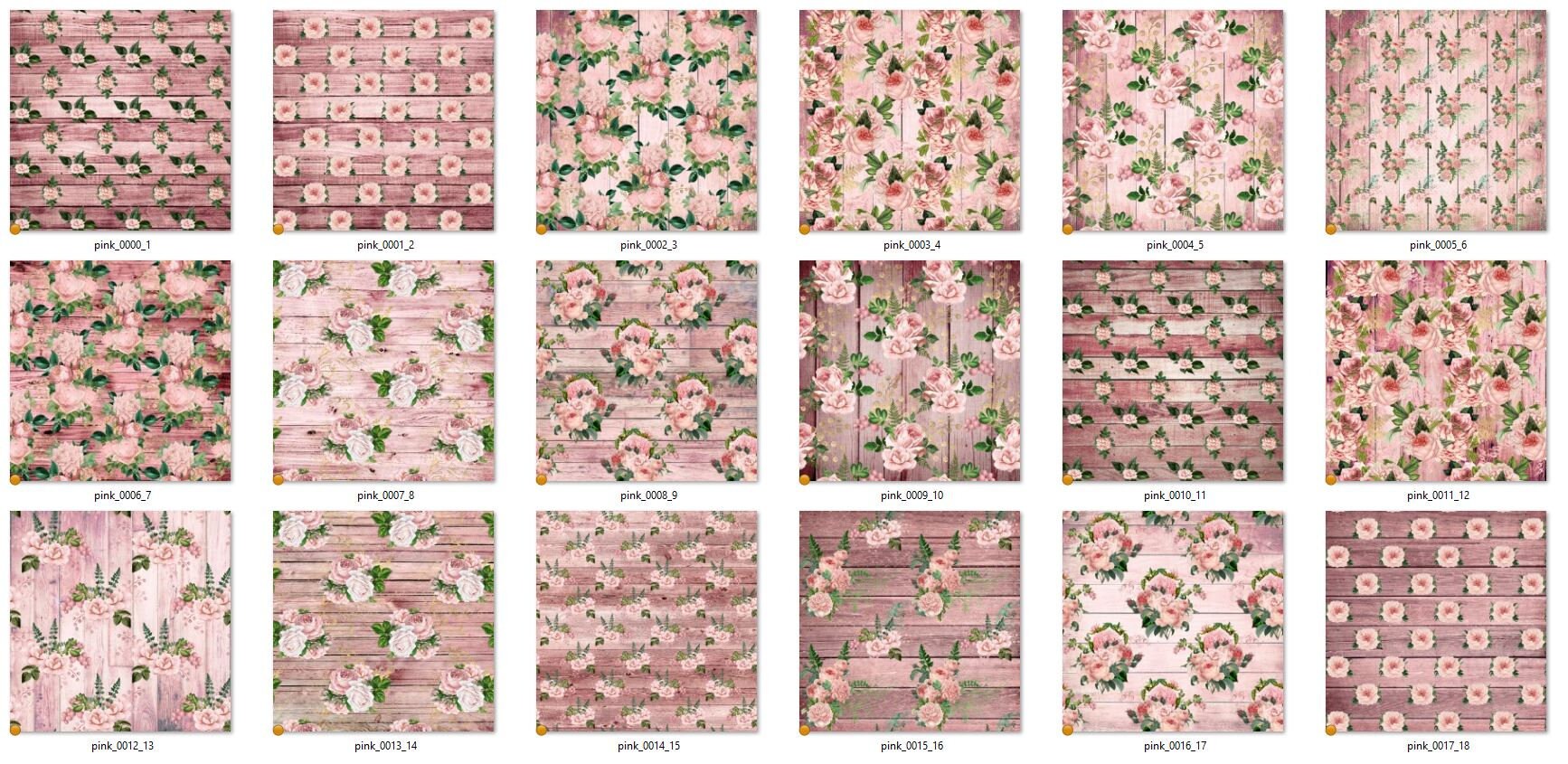 Blush Floral Wood Digital Paper Shabby Pink Flowers and Wood - Etsy