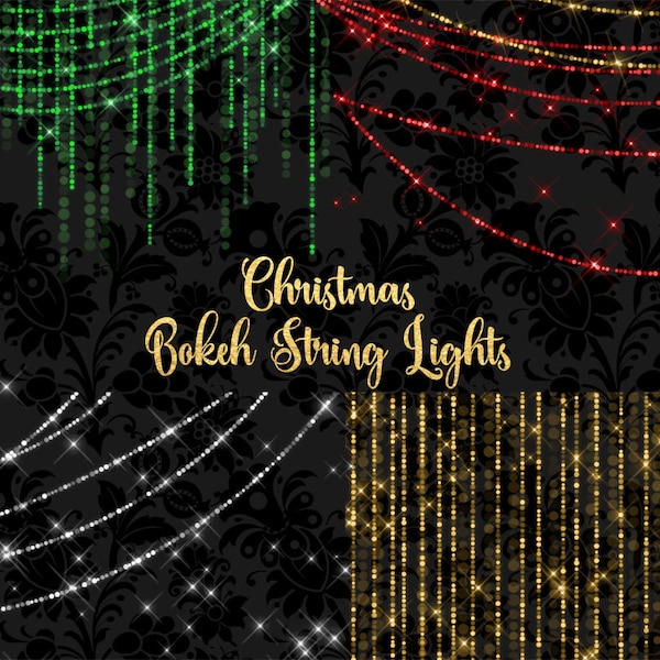 Fairy Lights Clipart - Etsy