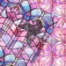 Pink Stained Glass Digital Paper, Seamless Printable Textures (digital ...