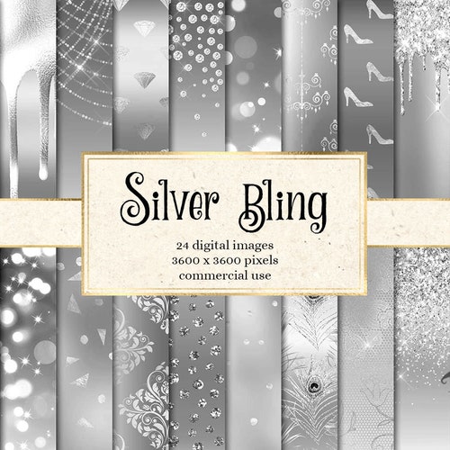 Rose Gold Bling Digital Paper Glitter and Foil Backgrounds - Etsy