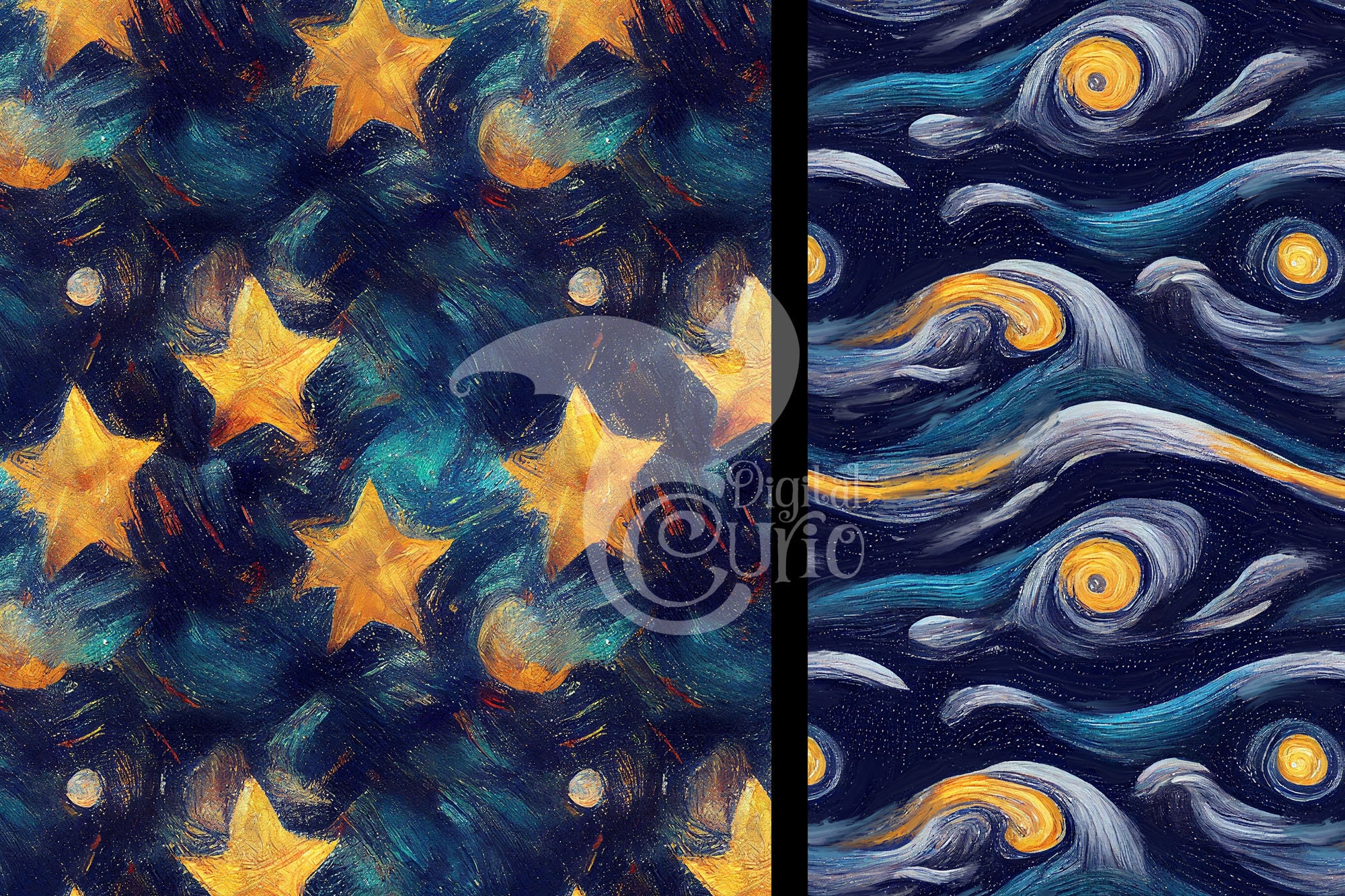 Van Gogh Starry Night Clipart