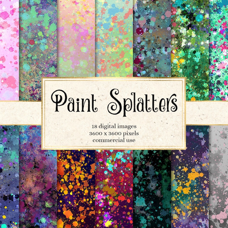 Scrapbook Paint - Etsy