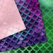 Iridescent Mermaid Scales Digital Paper, Seamless Textures (digital ...