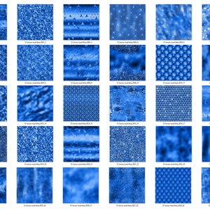 Luxury Royal Blue Digital Paper, Seamless Blue Scrapbook Paper, Bright ...