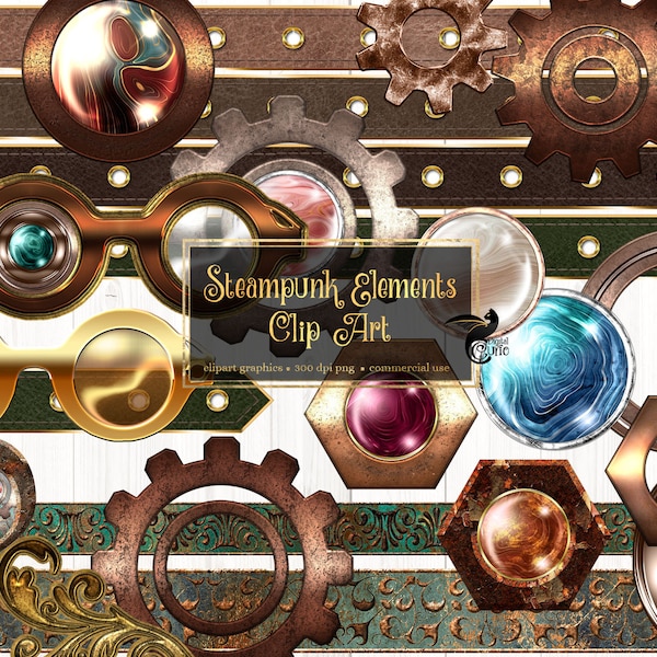 Steampunk Elements - Etsy