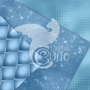 Luxury Baby Blue Digital Paper, Seamless Blue Scrapbook Paper, Pastel ...