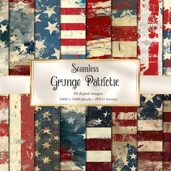 Patriotic Paper Digital - Etsy