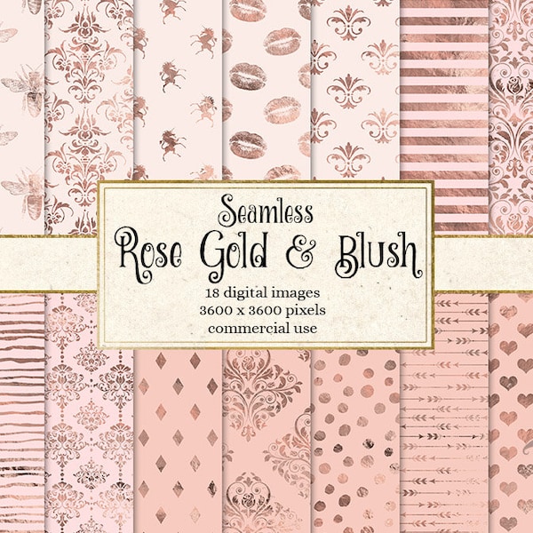 Gold and Blush - Etsy