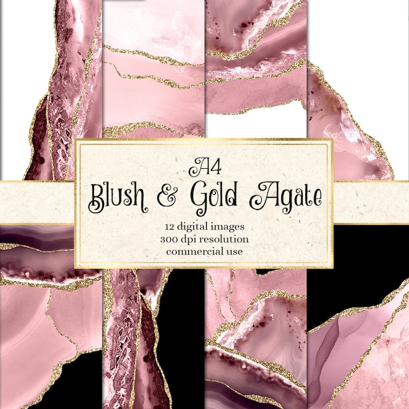 Blush and Gold - Etsy