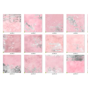 Pink and Silver Foil Flake Textures – Digital Paper (12x12 Inches) - Etsy