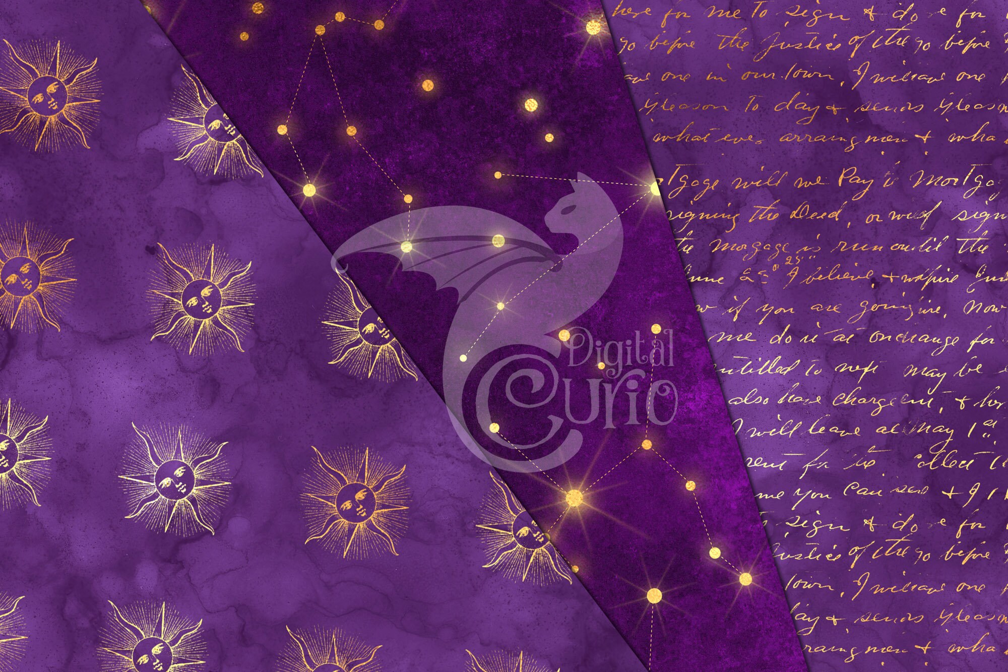 Spellbinder Digital Paper Seamless Fantasy Backgrounds - Etsy