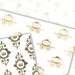 White and Gold Princess Digital Paper, Seamless Patterns (digital ...