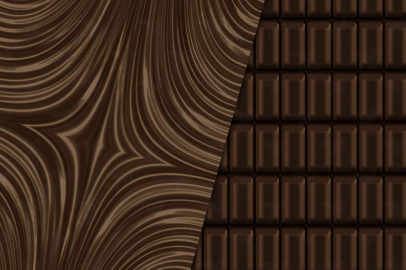 Chocolate Textures Digital Paper - Seamless Printable Scrapbook Paper ...