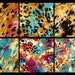 Leopard Paint Textures - Seamless Oil Paint Digital Paper for Instant ...