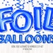 Royal Blue Foil Balloon Alphabet Clip Art (digital Download) - Etsy