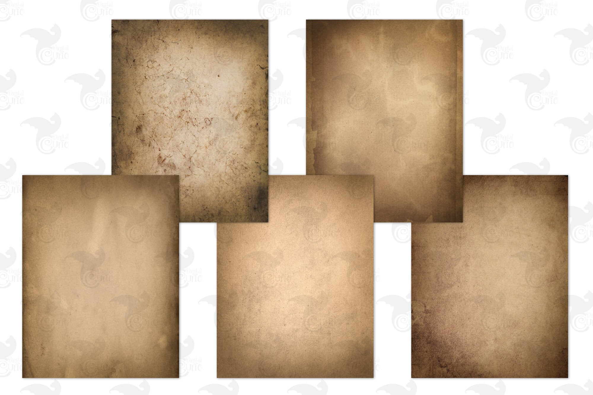 Ancient Paper Textures Digital Paper Pack With Old Vintage - Etsy Australia